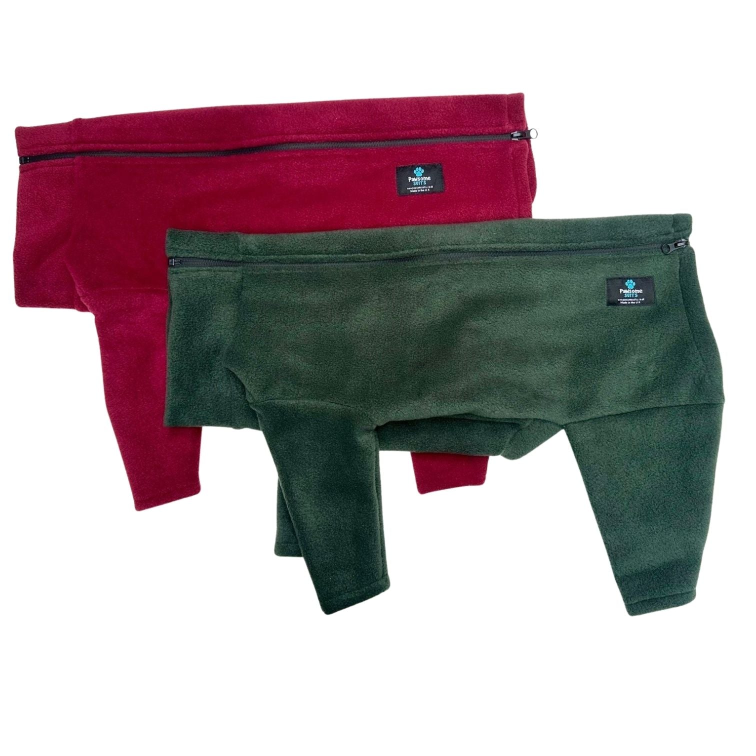 Zipped 4 Leg Fleece Dog Suit – Pawsome Suits
